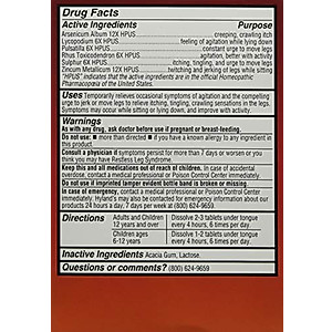 Hyland's Restful Legs Tablets 50 ea (Pack of 2)