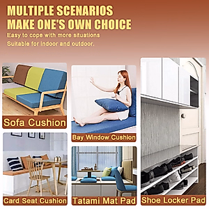 Custom Size Bench Cushion - Personalized Size Non-Slip Bench Pads, Indoor Bay Window Cushion, Sofa Renovation Cushion,Outdoor Garden Patio Cushion