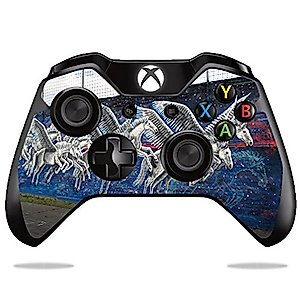 MightySkins Skin Compatible with Microsoft Xbox One or One S Controller - Pegasus Herd | Protective, Durable, and Unique Vinyl wrap Cover | Easy to Apply, Remove, and Change Styles | Made in The USA