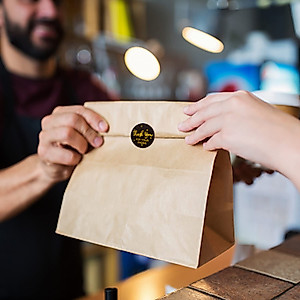 2000Pcs 1 inch Thank You Stickers, Thank You for Your Order Adhesive Sticker Labels for Envelopes Packaging (4 Rolls, Each roll 500Pcs)