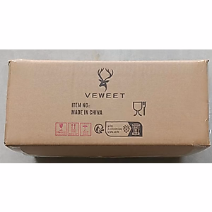 VEWEET Cereal Bowls Soup Bowl，Porcelain Bowls Set 15 OZ Breakfast Bowls, Christmas Bowls Serve for 6, Santa Claus Series