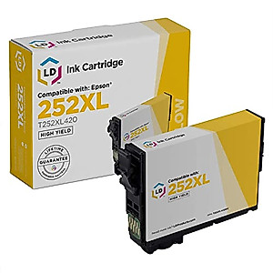 LD Products Remanufactured Ink Cartridge Replacement for Epson 252 ( Yellow )