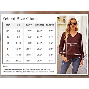 Feiersi Women's Off Shoulder Sweater Long Sleeve Loose Tops V-Neck Pullover Knit Jumper(White,Large)