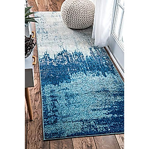 nuLOOM Alayna Abstract Accent Rug, 2' x 3', Blue