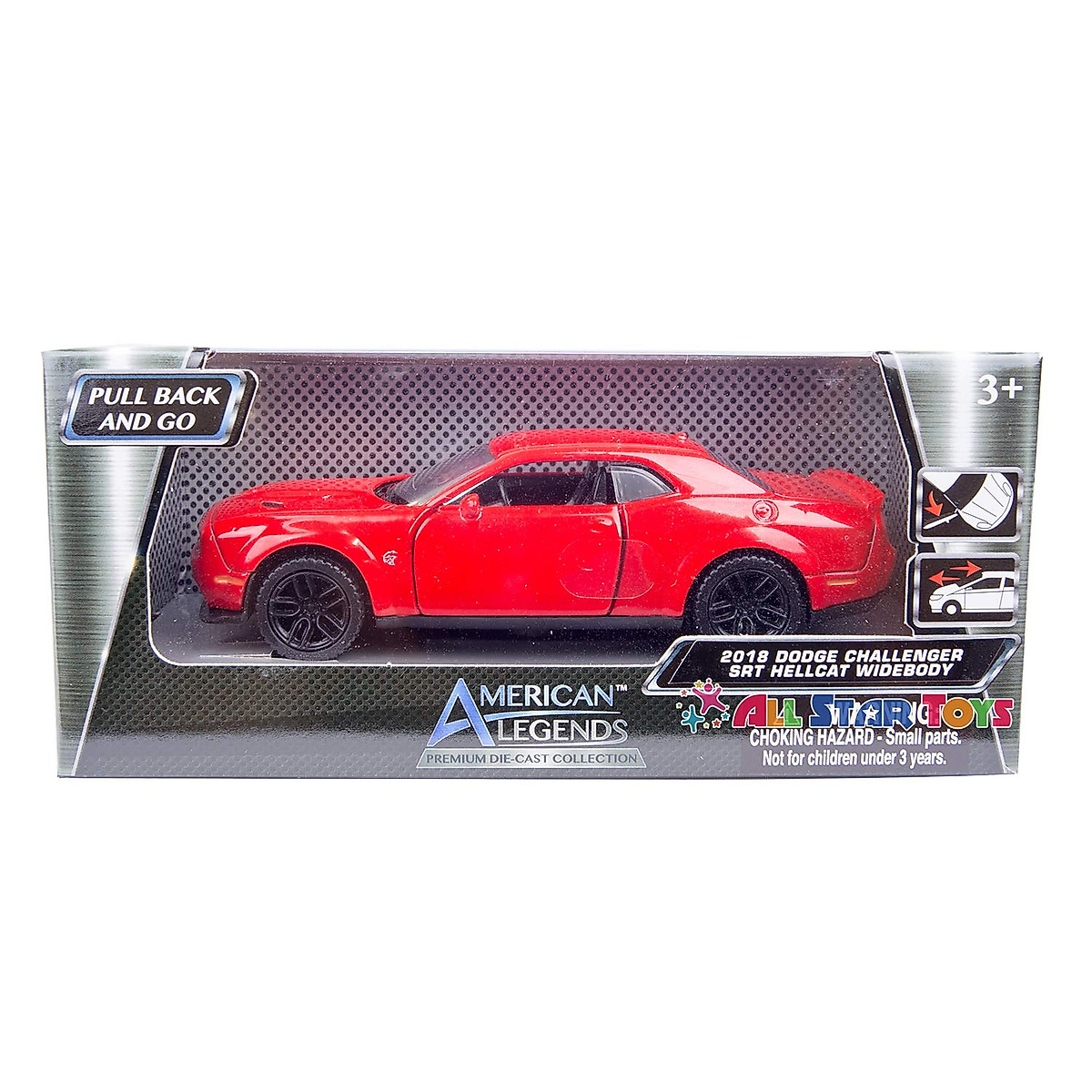 American Legends ( RED 2018 Dodge Challenger Hellcat Widebody