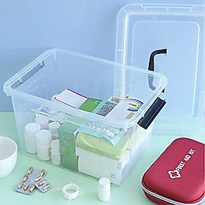 Nicesh 1-Pack Plastic Storage Box for Easy Organization