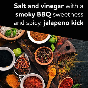 Zapp's New Orleans Voodoo Potato Chips, 42 Count - Crunchy, Gluten Free Snack with Salt, Vinegar, and Smoky BBQ Flavors