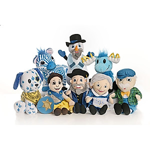 Mensch on a Bench As Seen on Shark Tank The Hanukkah Decor with Hardcover Book and Removable Bench