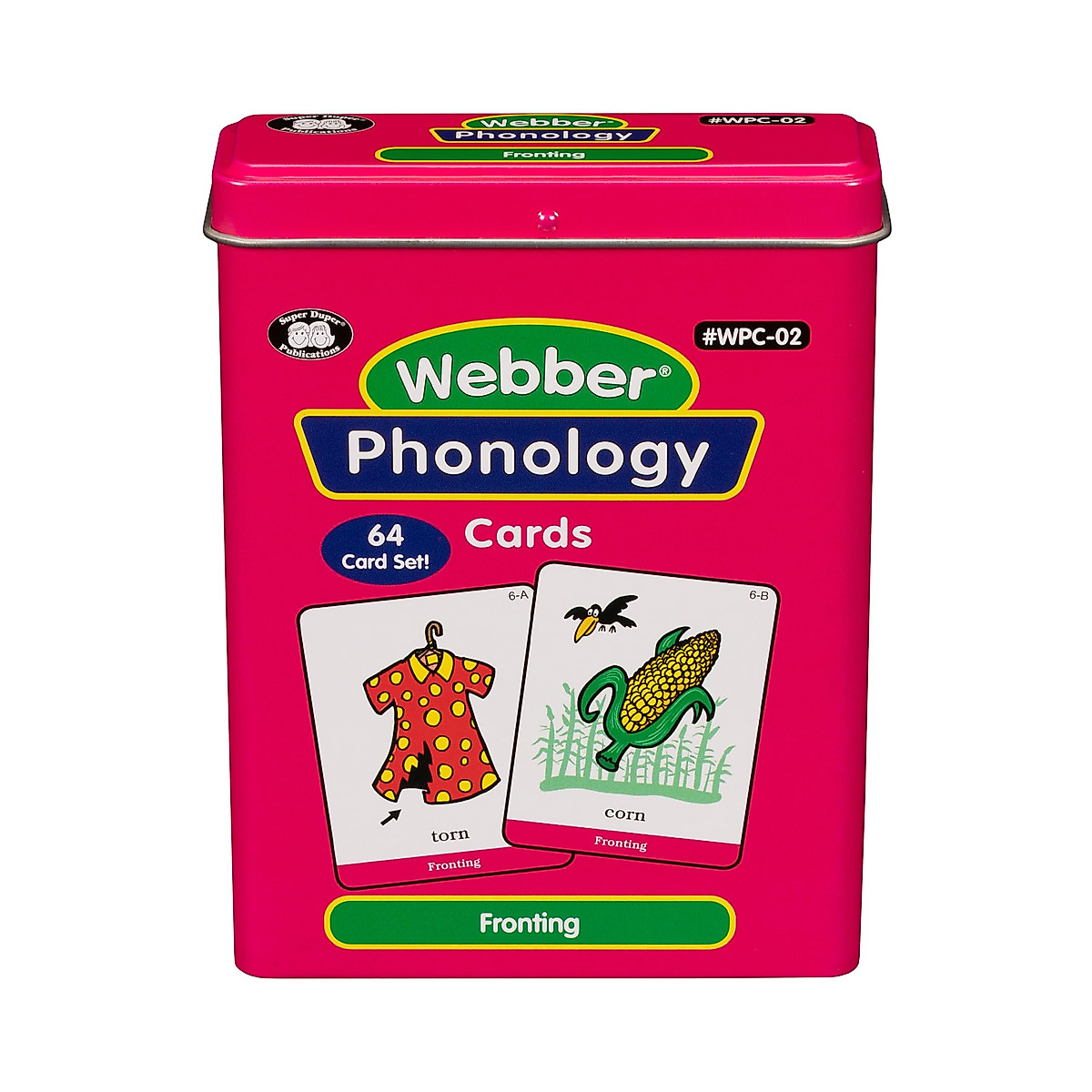 Super Duper Publications | Webber® Illustrated Phonology Fronting Minimal Pair Card Deck | Educational Learning Resource for Children