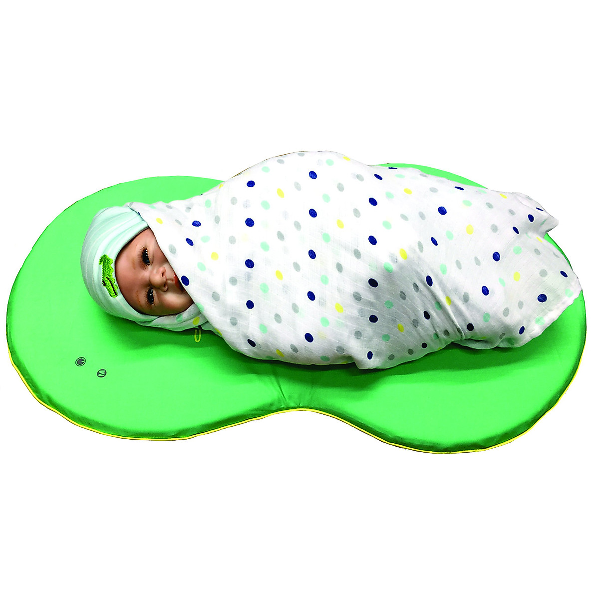 Lu Lu's Lullaby Baby Memory Foam Diaper Changing and Mattress Topper, USA Patented, Featuring Soothing Vibration and Heart Beat Sound which Emulates The Baby in The Womb. by Axis International