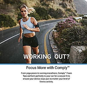 Comply SmartCore Variety Pack Premium Memory Foam Earphone Tips, Fits Most Earphones, Noise Cancelling Soft Earbud Tips Conform to Your Ear for A Comfortable Secure Fit (Medium, 3 Pairs)