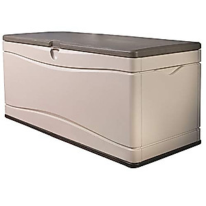 Lifetime 60012 Extra Large Deck Box, 130 Gallon, Desert Sand/Brown