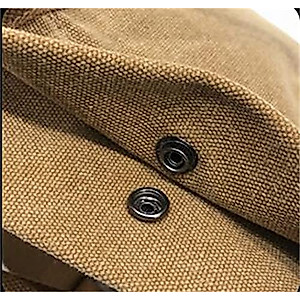 Unisex Shoulder Bag Canvas Hobo Bag for Women Men Retro Crossbody Bag Satchel Purse Tote Handbag Large Casual