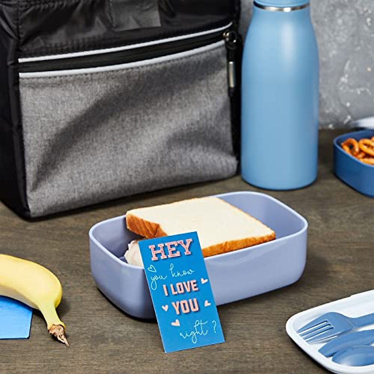 60 Pack Romantic Lunch Box Love Notes for Her, Him, Husband, Wife, Mini Inspirational Note Cards (2 x 3.5 inch)