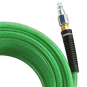 Metabo HPT Air Hose | 1/4-Inch x 50 Ft | Industrial Fittings | Professional Grade Polyurethane | 300 PSI | 115155M