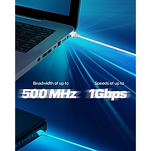 ZOSI 2pack Cat5e Ethernet Network Cable 150 Feet High Speed Network RJ45 Wire Cord for POE Security Cameras, PoE Switch, Internet Router, Laptop, Computer, IP Cameras