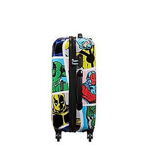 AMERICAN TOURISTER Unisex Adults’ Luggage Suitcase, Multicolored (Marvel Pop Art), M (65 cm-62.5 L)