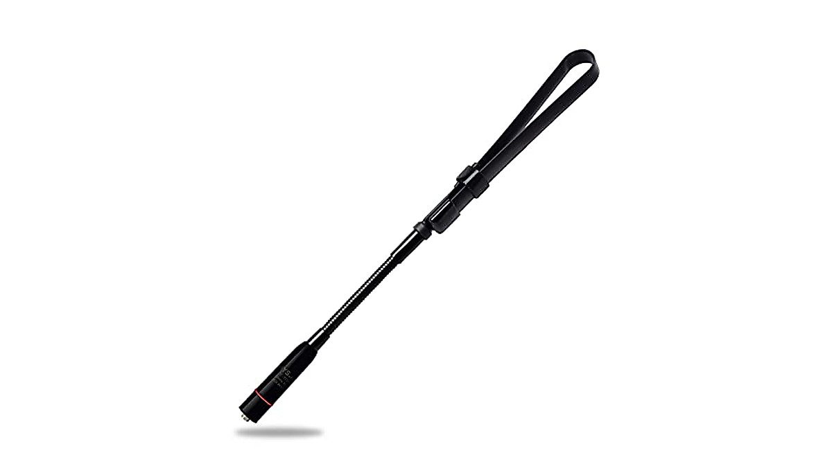 HYS Foldable VHF/UHF Whip Antenna for Baofeng Radios & More