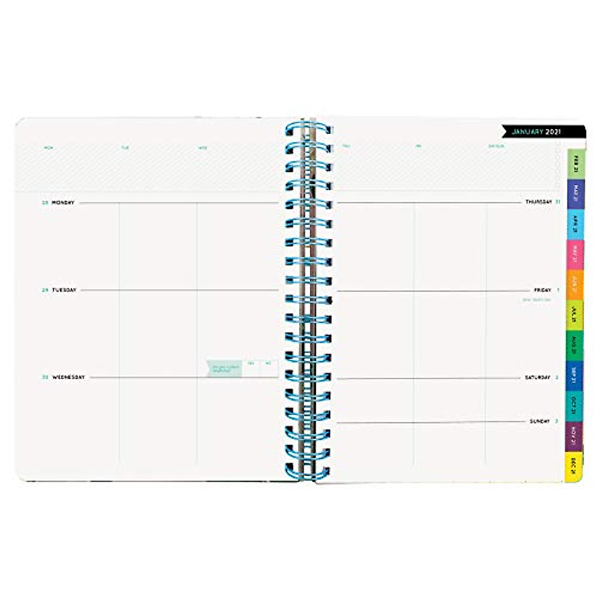 Rise and Shine 17-Month Large Planner AUG 2020-DEC 2021 (Pipsticks+Workman)
