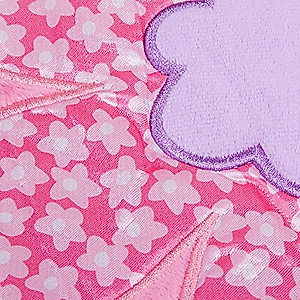 Inchant Taggy Soothing Security Blanket Plum Blossom Baby Velvet Comforter - Pink