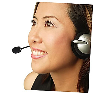 KOMBIUDA 3pcs Portable mic Little Microphone Straight Cutting Microphone Home Office Microphone Computer Microphone lavalier mic Phones Microphone Condenser Microphone Mini Sound Card