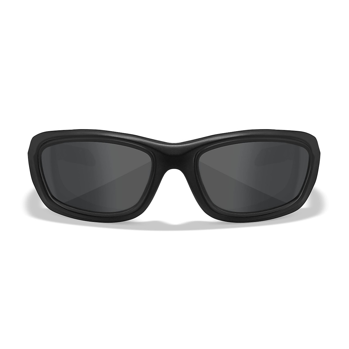 Wiley X Gravity Sunglasses, ANSI Z87 Safety Glasses for Men and Women, UV Eye Protection for Shooting, Fishing, Biking, and Extreme Sports, Matte Black Frames, Smoke Grey Tinted Lenses, Rx Rim