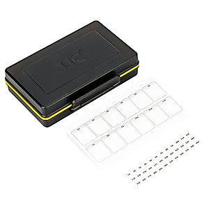 20 USB A + 4 USB C Slots 1" Mini USB Device Anti-Lost Storage Holder Case for PC Laptop Small USB Flash Drive Thumb Drive Dongle Adapter USB A C Converter Nano USB WiFi Adapters
