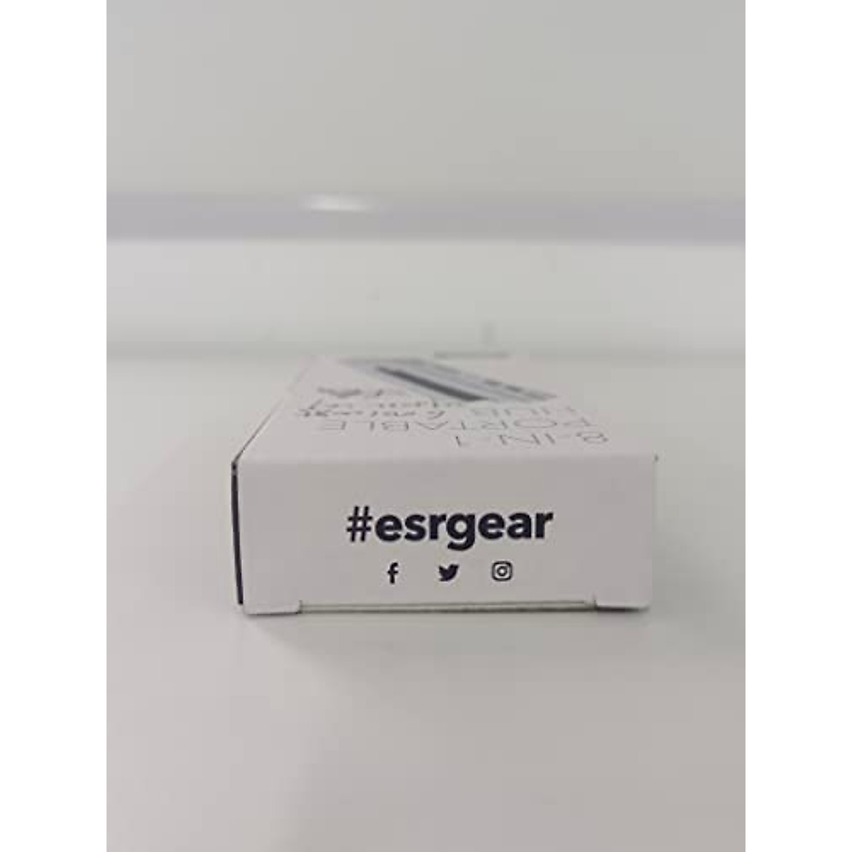 ESR 8-in-1 Portable Hub, USB-C Hub with Gigabit Ethernet, 4K@30Hz HDMI, 100W PD, 2 USB 3.0 Ports, 1 USB 2.0 Port, SD Card Reader, Compatible with iPad 10/Pro 11/12.9, MacBook Pro, and USB-C Devices