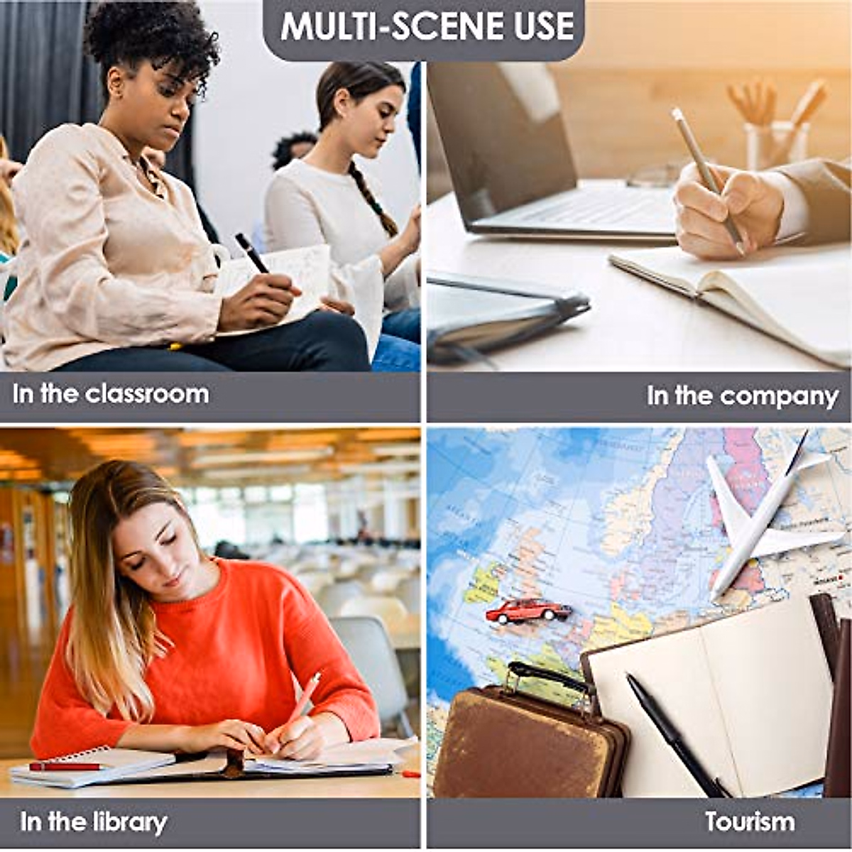 JoyNote Journal with Lock for Women, 2-in-1 Lock Journal with Combination Digital Password, Locking Diary Journal Notebook with 4 Card Slots, Pen Holder, 95 Sheets/190 Pages A5 Papers, Pink