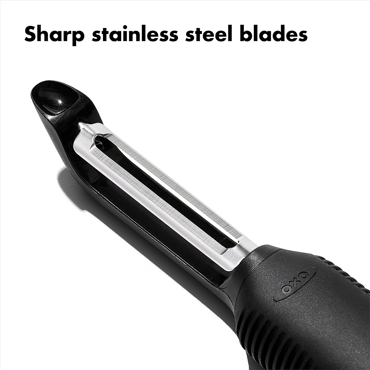 OXO Good Grips Swivel Peeler, Black