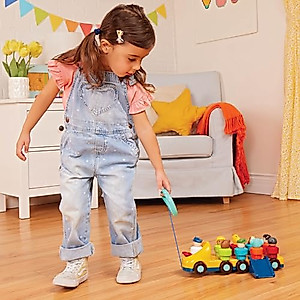 Battat – Toy Bus For Toddlers – Bus Toy With Moving Parts & 9 Figures – Developmental Toy For Babies – Spinning Bus – 18 Months + – Spinning Bus