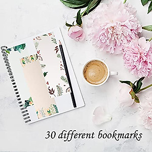 30 PCS Blank Bookmarks with Different Flower Printing for Book Lovers Women Adult Craft Kraft Rectangle Card with “Write Poetry for You” Exquisite Blank DIY Cards Flowers Cards 1.88 x 5.51 inches