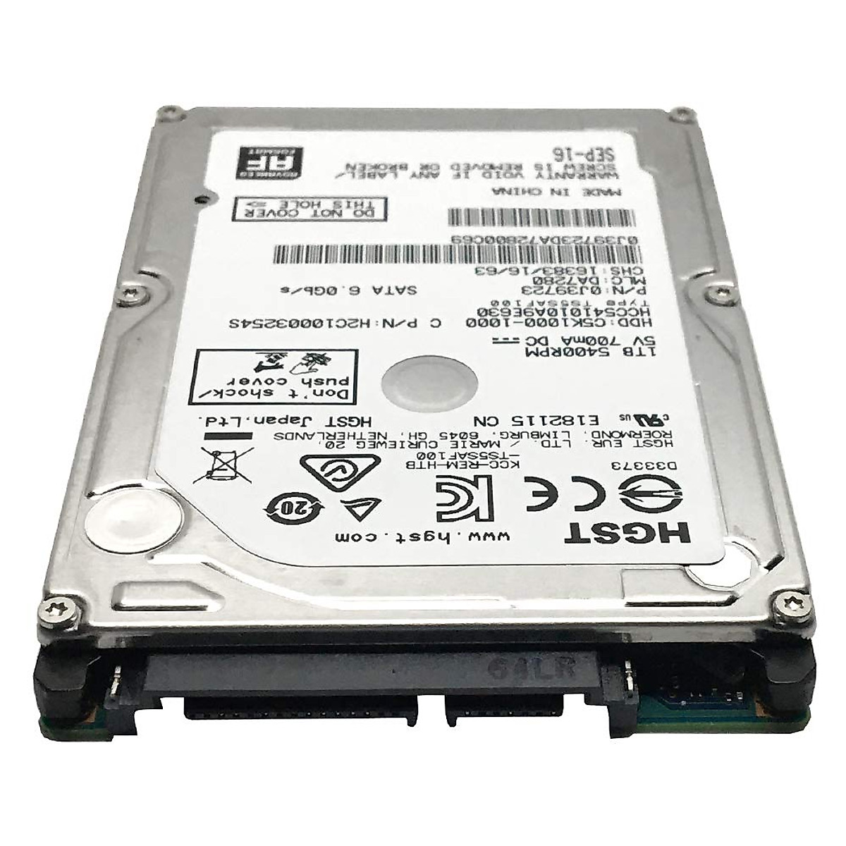 HGST HCC541010A9E630 1TB 5400RPM 8MB SATA 6Gb/s (9.5mm) 2.5inch Notebook Hard Drive - 3 Year Warranty