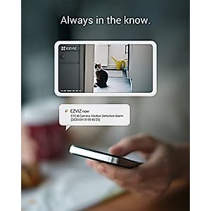 EZVIZ Indoor Security Camera 1080P WiFi Baby Monitor, Smart Motion Detection, Two-Way Audio, 40ft Night Vision, Works with Alexa & Google Assistant(C1C)