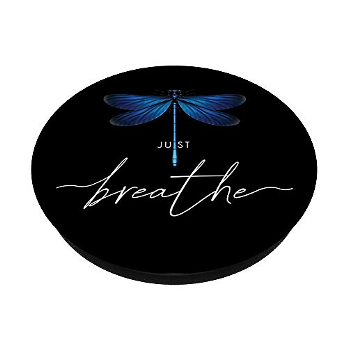 Just Dragonfly Tattoodesign Summer Breathe Meditation Yoga PopSockets Swappable PopGrip