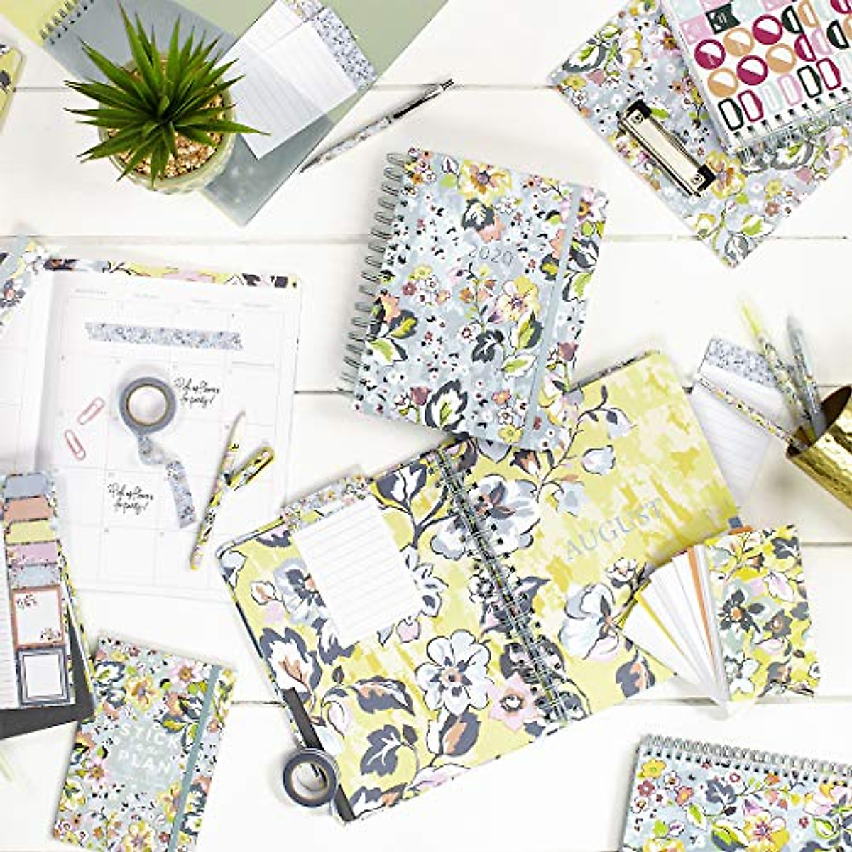 Vera Bradley Black Ink Pen Set of 3, Colorful Retractable Pens, Plastic Click Pens with Zip Pouch, Summer 20 Medley