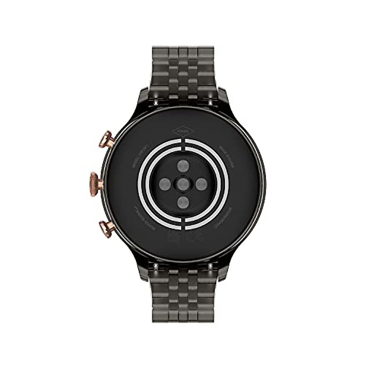 Fossil Women's Gen 6 42mm Stainless Steel Touchscreen Smart Watch, Color: Rose Gold, Gunmetal (Model: FTW6078V)