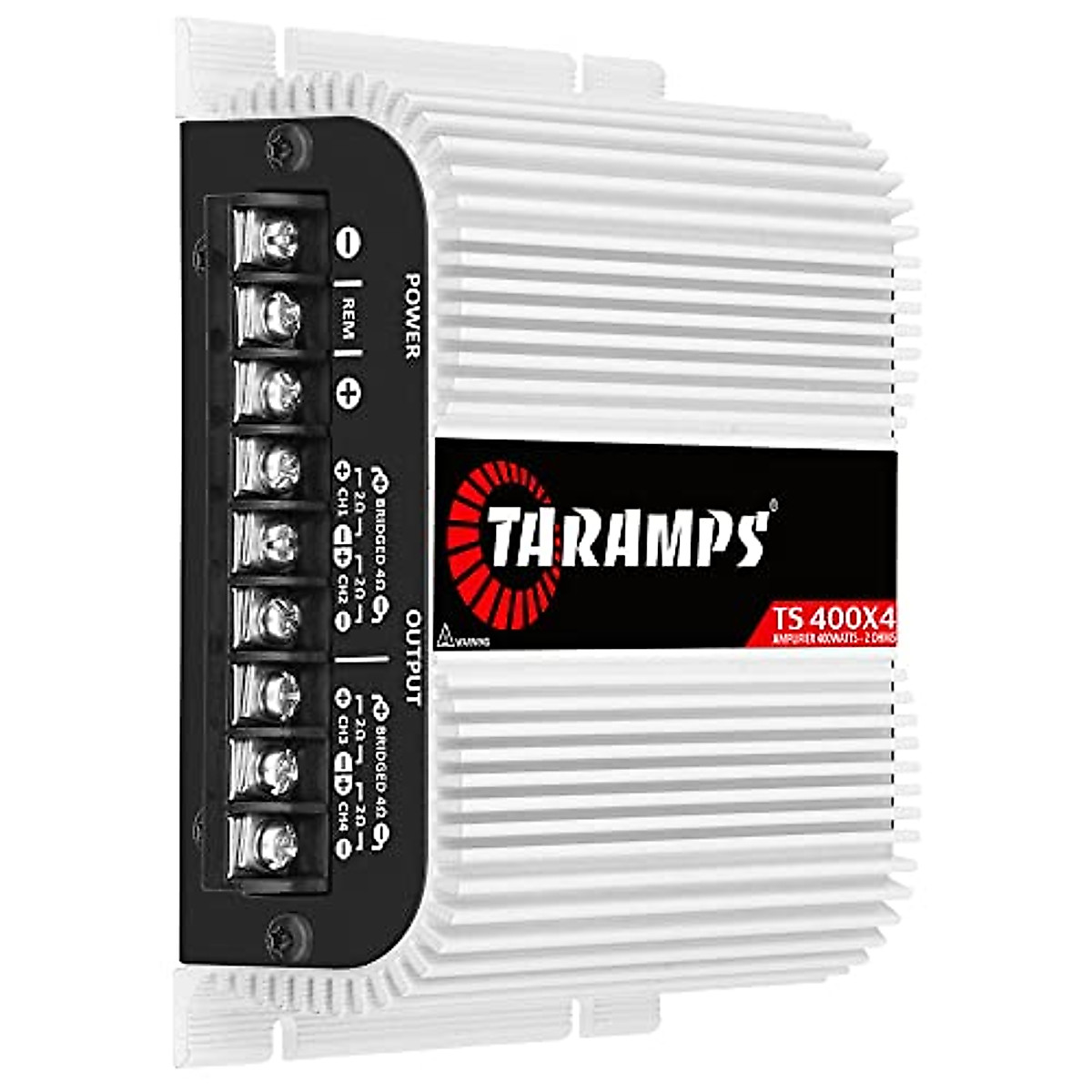Taramps TS 400x4 with Automatic High Level Input 400 watts RMS 4 Channels Full Range Car Audio Amplifier RCA Input Class D 2 Bridged Channels Multichannel Amplifier System
