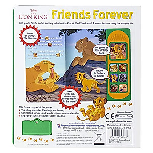 Disney - The Lion King - Friends Forever Little Sound Book - PI Kids