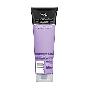 John Frieda Violet Crush Purple Conditioner, Purple Conditioner for Blonde Hair, Crushed Violet Pigments Neutralize Brassy Tones for Cooler, Brighter Blonde, 8.3 Oz