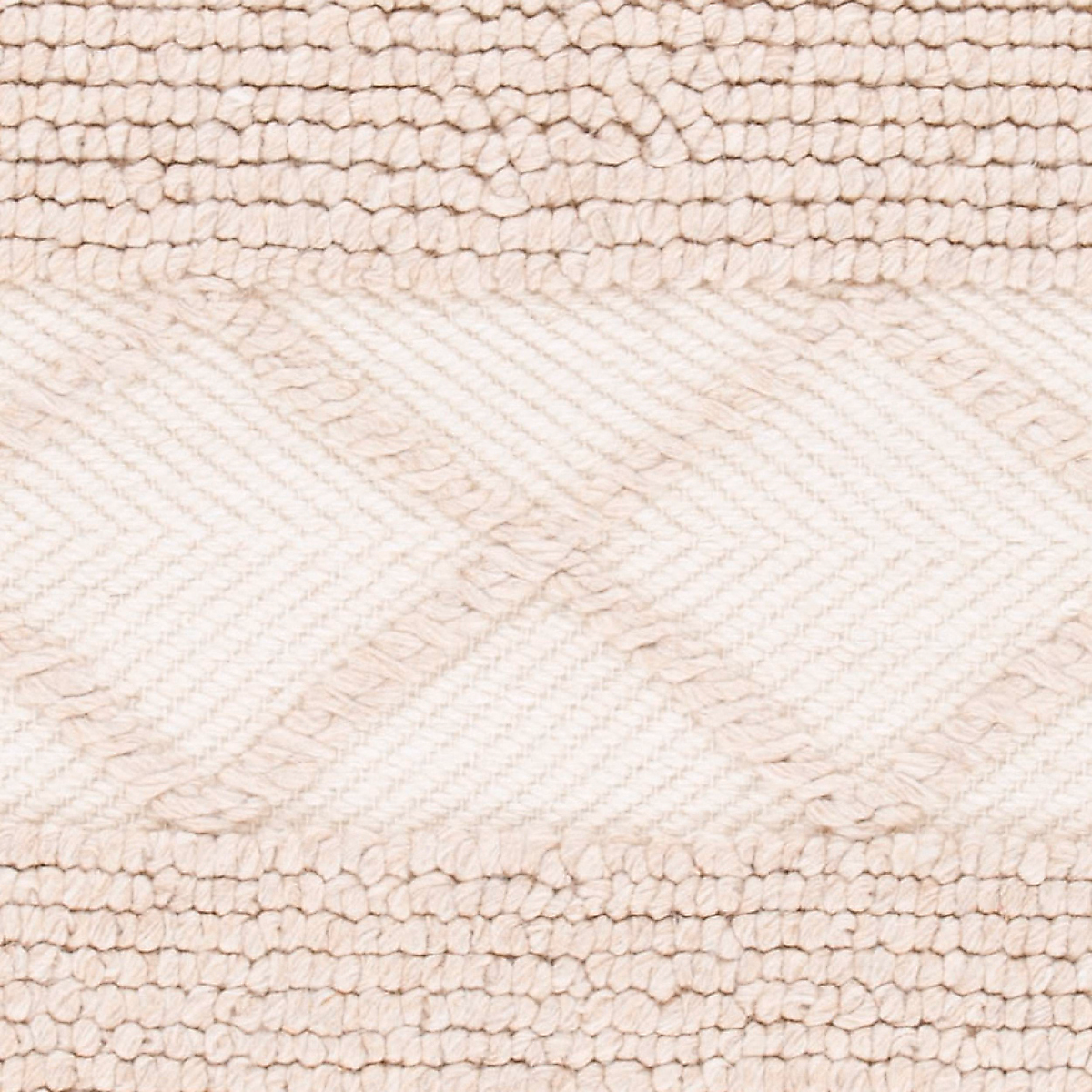 SAFAVIEH Natura Collection Accent Rug - 4' x 6', Beige, Handmade Wool, Ideal for High Traffic Areas in Entryway, Living Room, Bedroom (NAT217A)