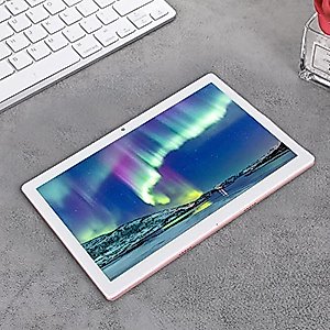 10.1 Inch Tablets,2G DDR,32GB EMMC,Quad Core Android Tablet,WiFi HD IPS Large Screen,Dual Camera 200W and 500W,Metal CNC High Gloss Edge Body,Comfortable Feeling(US Plug)