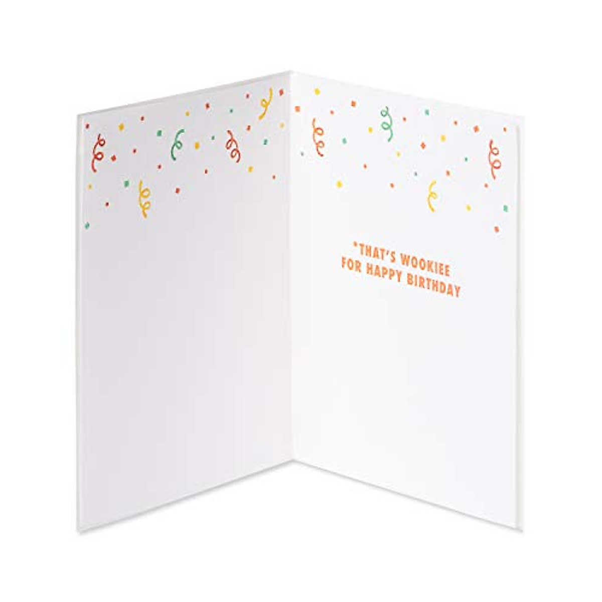 Papyrus Funny Star Wars Birthday Card (Wookie for Happy Birthday)