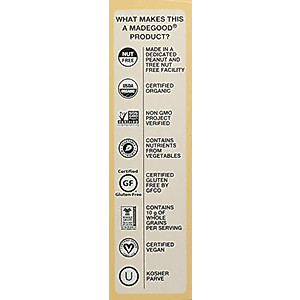 MADEGOOD Organic Cookies & Creme Granola Bars, 5.1 OZ