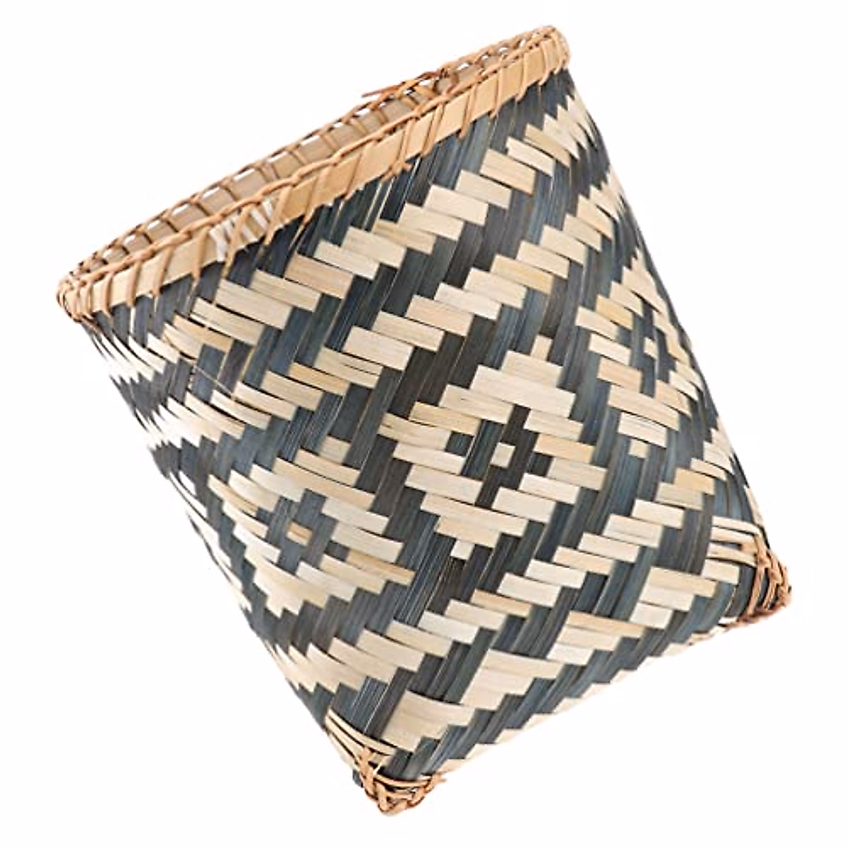 Cabilock Seagrass Baskets Woven 13 Gallon Trash can Trash Can Wood Garbage Bin Waste Basket Flower Basket Pots Storage Basket for Home Trash can Office 13 Gallon Trash can Woven Waste Paper Basket