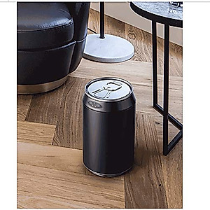 CZDYUF Smart Induction Trash Can with Lid Medium Stainless Steel Automatic Household Living Room Coke Cans Personality Charging Trash