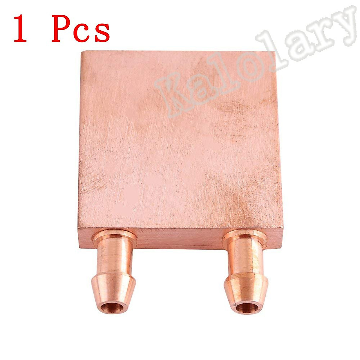 Pure Copper Water Cooling Block for Computer 40x40mm Water-Cooled Exchanger Endothermic Head for Liquid Water Cooler Heat Sink System for CPU Graphics Radiator Heatsink (1 Pack)