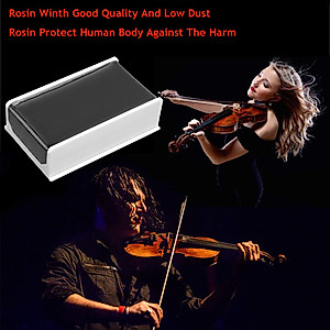 Rosin for Violin Viola Cello bow,2 Pack Dark Black Natural Rosin