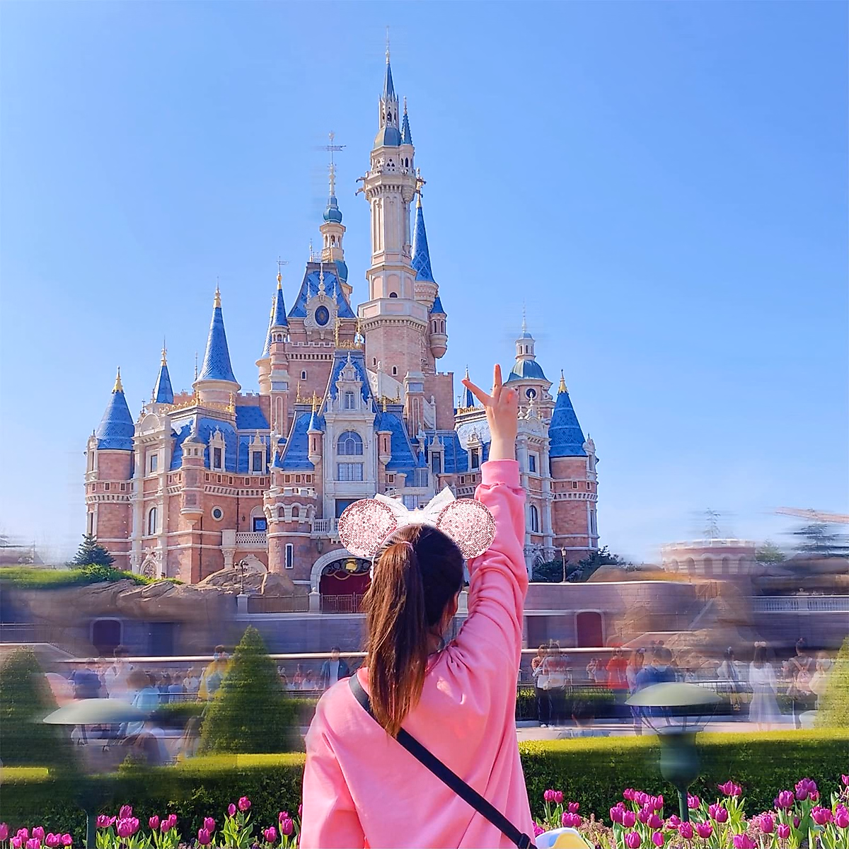 FANYITY Mouse Costume Ears,1 Pcs Mouse Ears Headbands for Girls & Women Party,Size Free