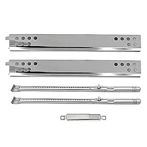Shengyongh S475 (2-Pack) 16 15/16" Heat Plates SS15494 (2-Pack) Burner Replacement for Charbroil Performance 463625217 463625219 463673517 463342119 463377319